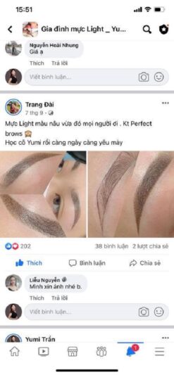 Feedback mực Light của học viên team nhà YumiAcademy.