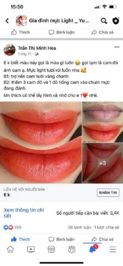 Feedback mực Light của học viên team nhà YumiAcademy.